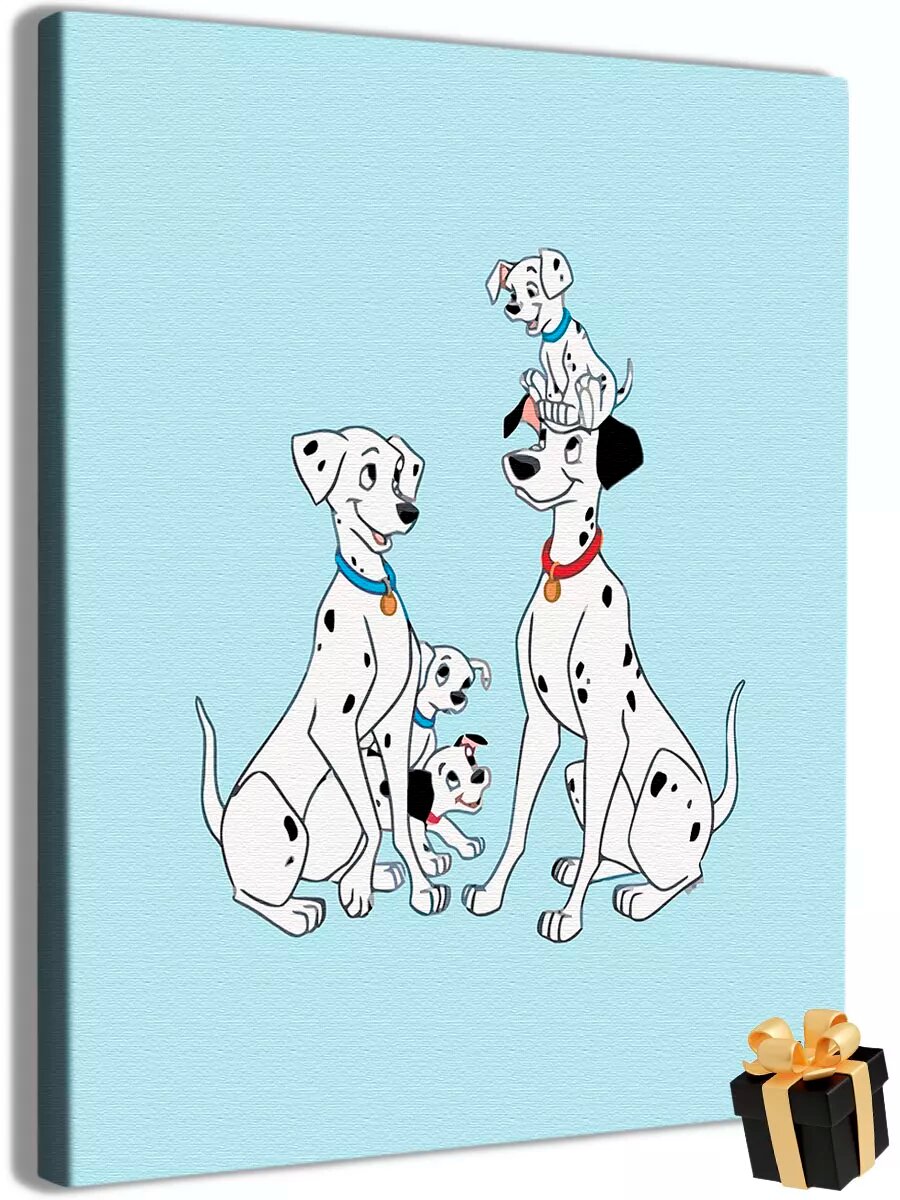 Картина по номерам 101 далматинец