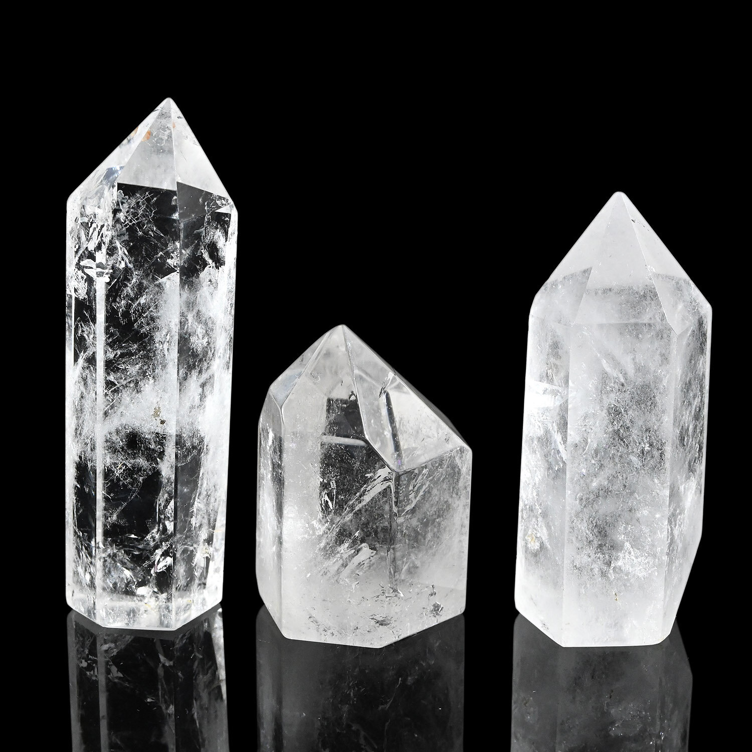 Кристалл горного хрусталя "Карандаш" 22*23*61мм, 50-59г (G). .