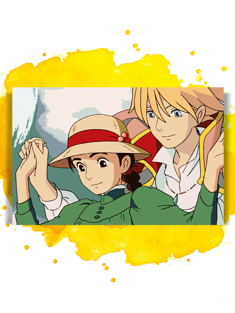 Картина по номерам на холсте Ходячий замок Герои, 40 х 60 см