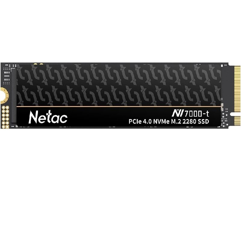 SSD-накопитель Netac NT01NV7000T-4T0-E4X, 4ТБ, форм-фактор M.2, интерфейс PCI-E