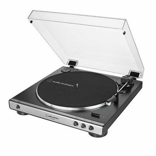 Виниловый проигрыватель AUDIO-TECHNICA AT-LP60X BK темно-серый