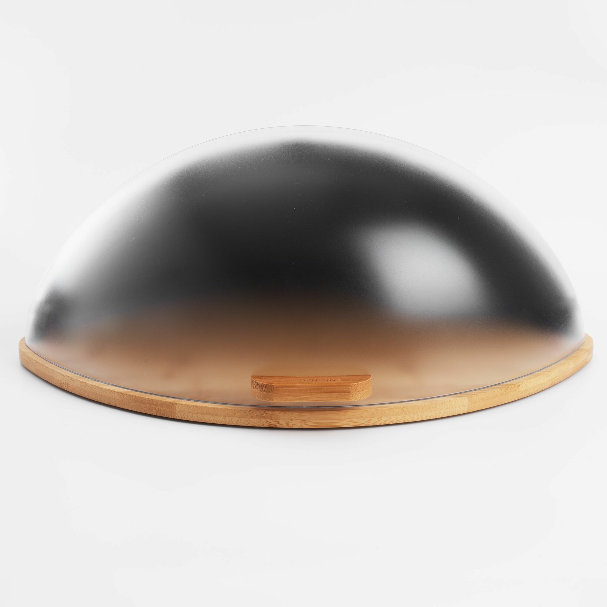 Хлебница, 44х28х15 см, бамбук/пластик, овальная, черная, Black style, Kuchenland