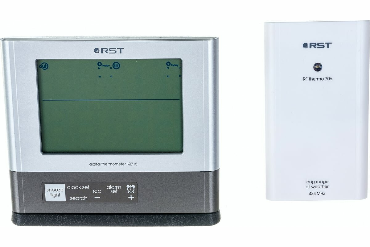 RST электронный термометр с радиодатчиком RST02715 для точного контроля температуры дома