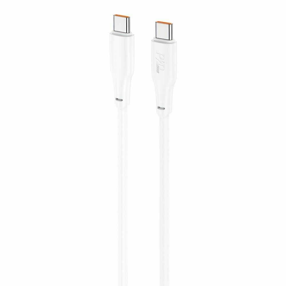 USB-C кабель HOCO X93 Force Type-C, 3А, PD100W, 2м, TPE (белый)