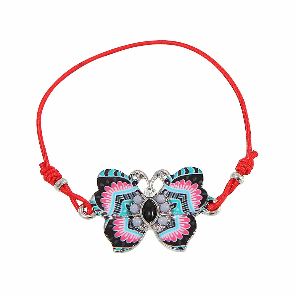 Браслет, стекло, полимерная глина