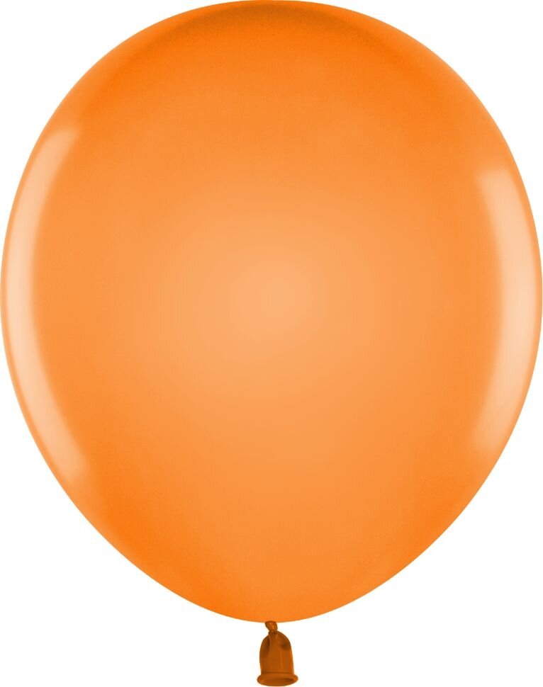 Шар (12'/30 см) Оранжевый (M28/450), металлик, 100 шт.
