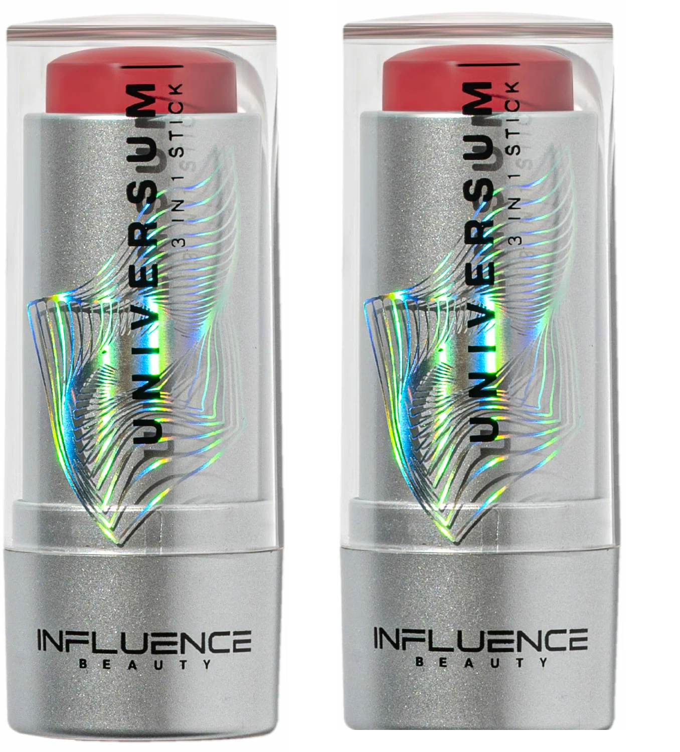 Стик 3в1 для макияжа глаз, лица и губ Influence Beauty Universum т.04 5,5 г 2 шт