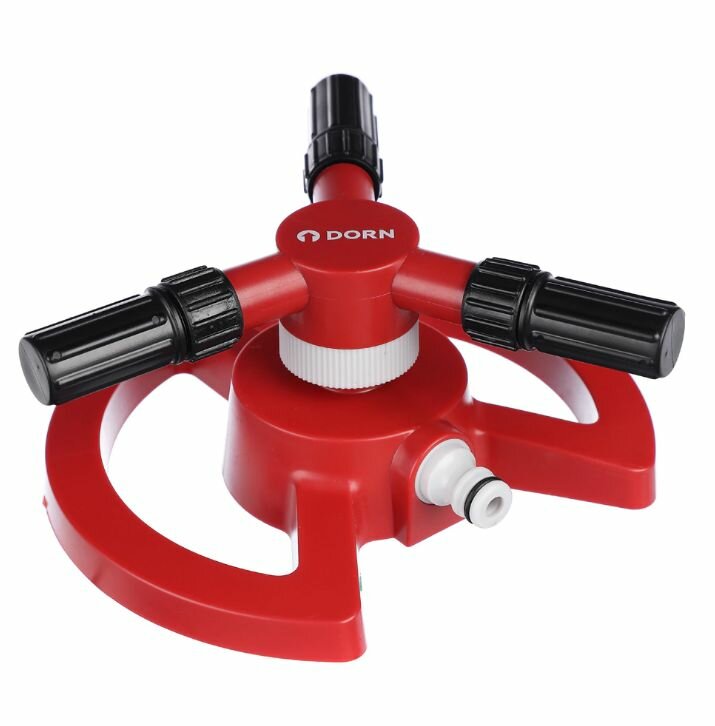 Дождеватель круговой DORN 3-рожковый на подставке