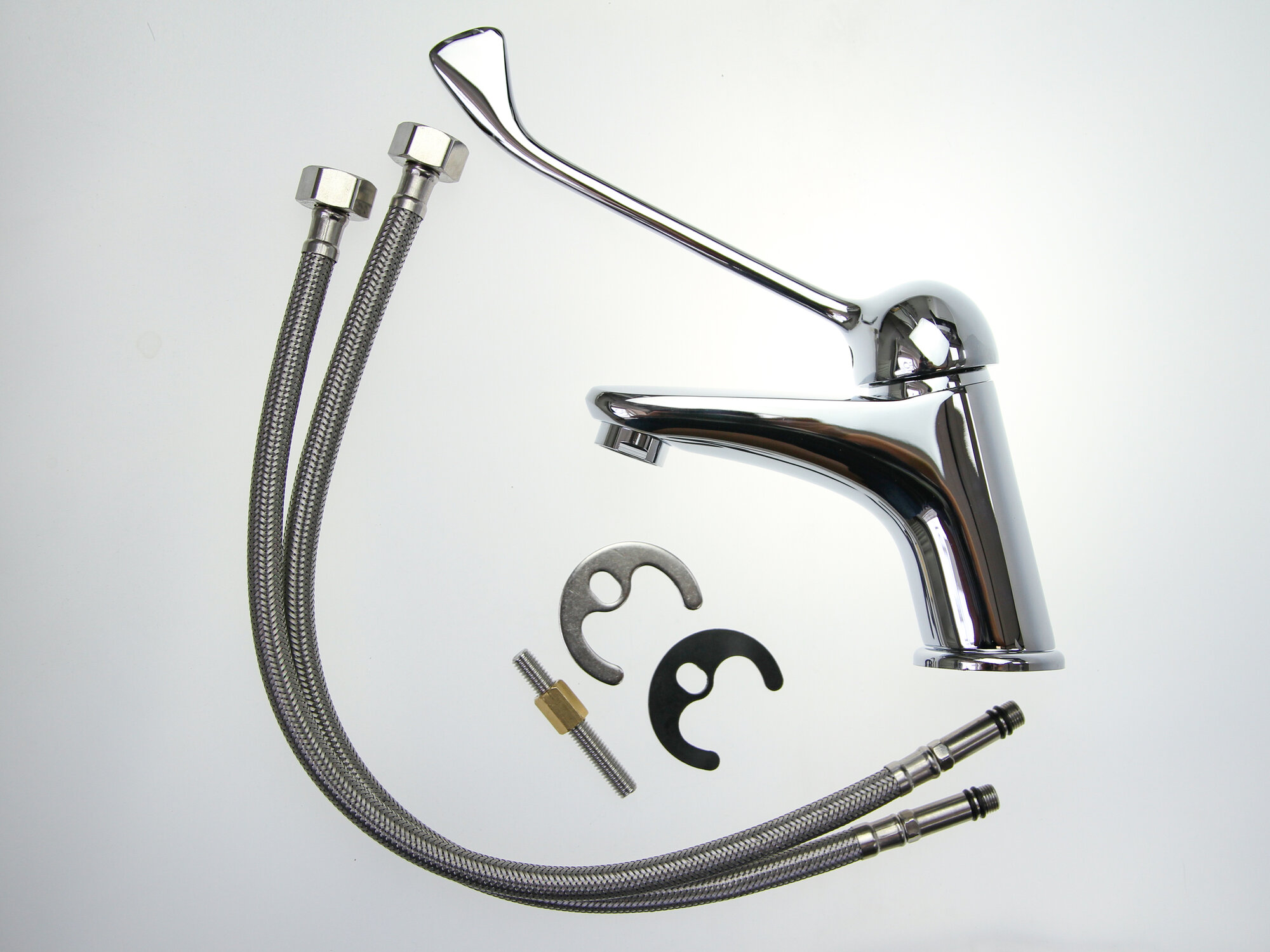 Смеситель медицинский NAMI MIXER для умывальника, 9 см, хром