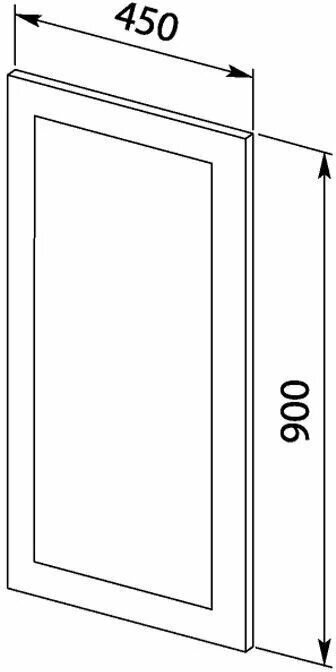 Зеркало Aquanet Нота 45 159094 LED