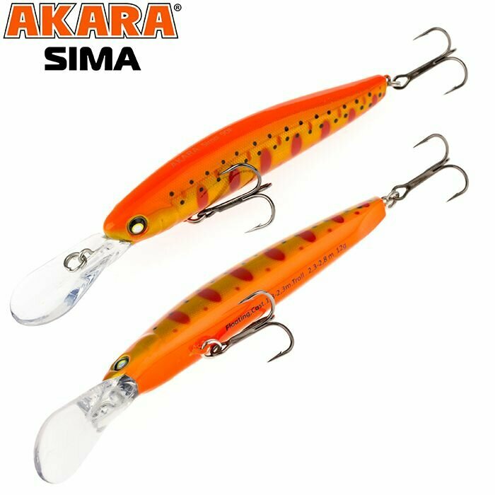 Воблер Akara Sima 90F 12 гр. (3/7 oz 3,5 in) A177