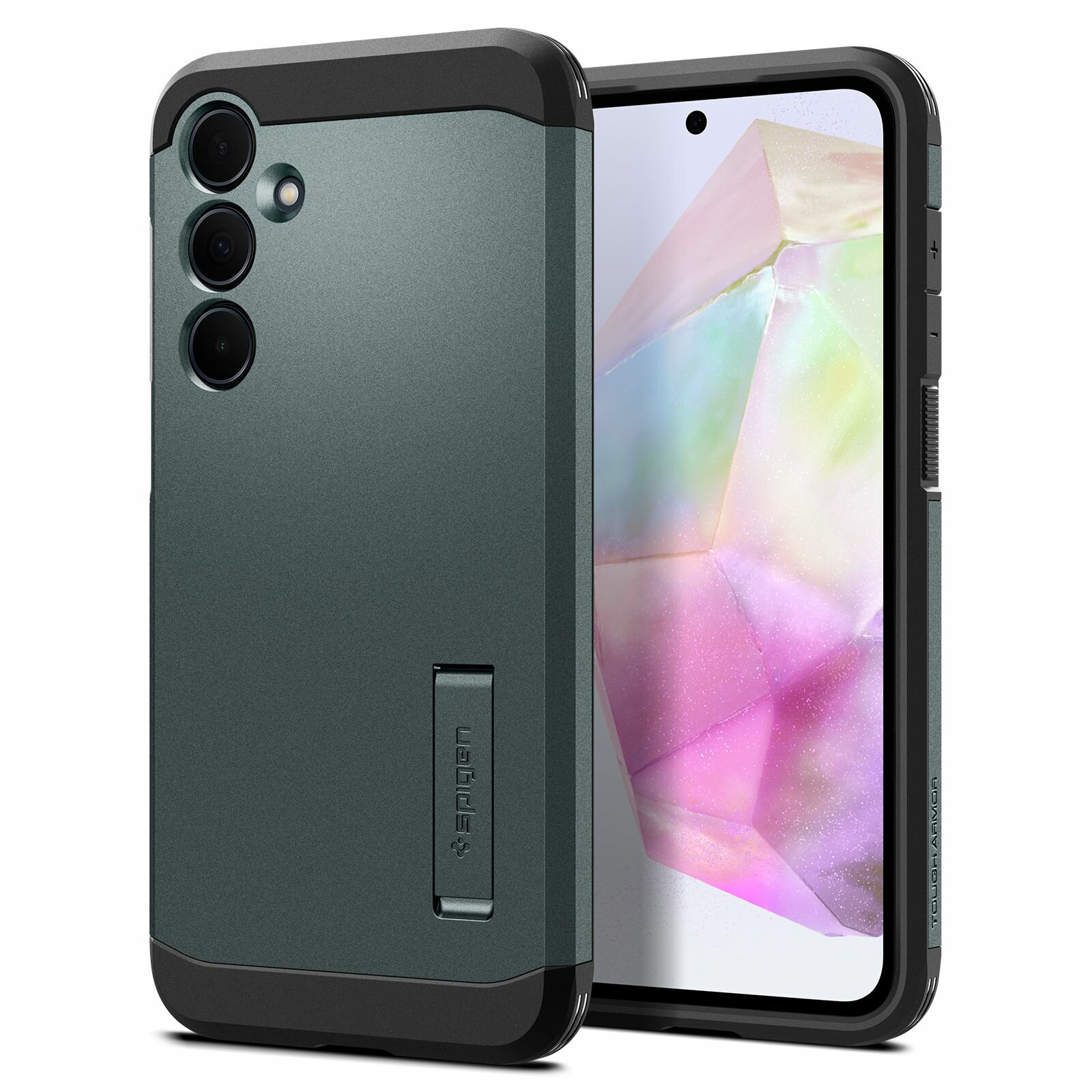 Чехол SPIGEN для Galaxy A35 - Tough Armor - Зеленый - ACS07518