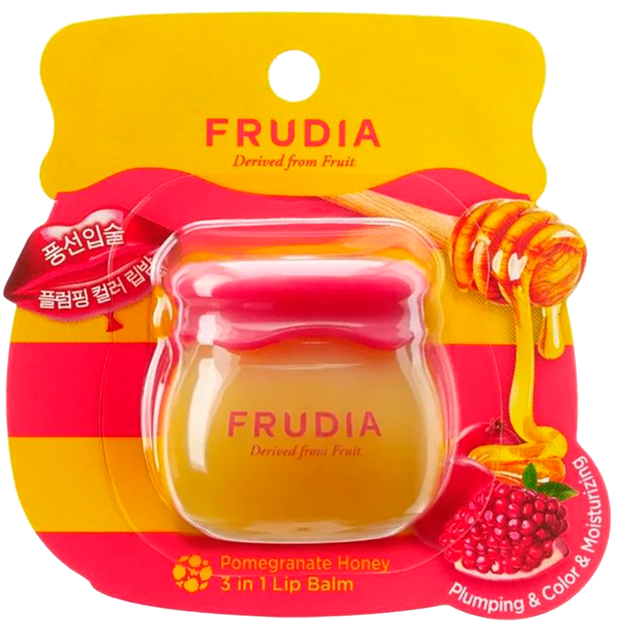 Бальзам для губ с гранатом 3 в 1, 10 г, Frudia