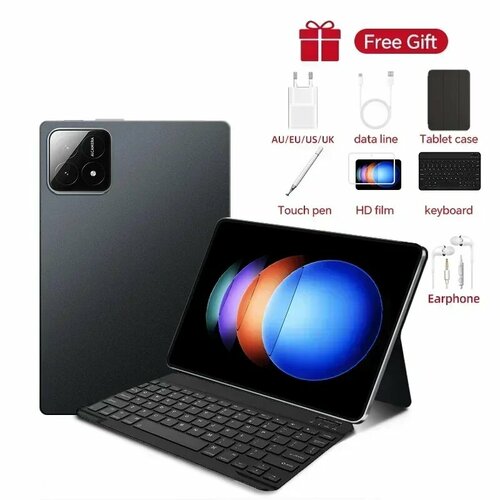 Планшет MI Pad 6S Pro, 11 дюймов, Snapdrago 8gen2 HD 4K, Android 14, 16 ...
