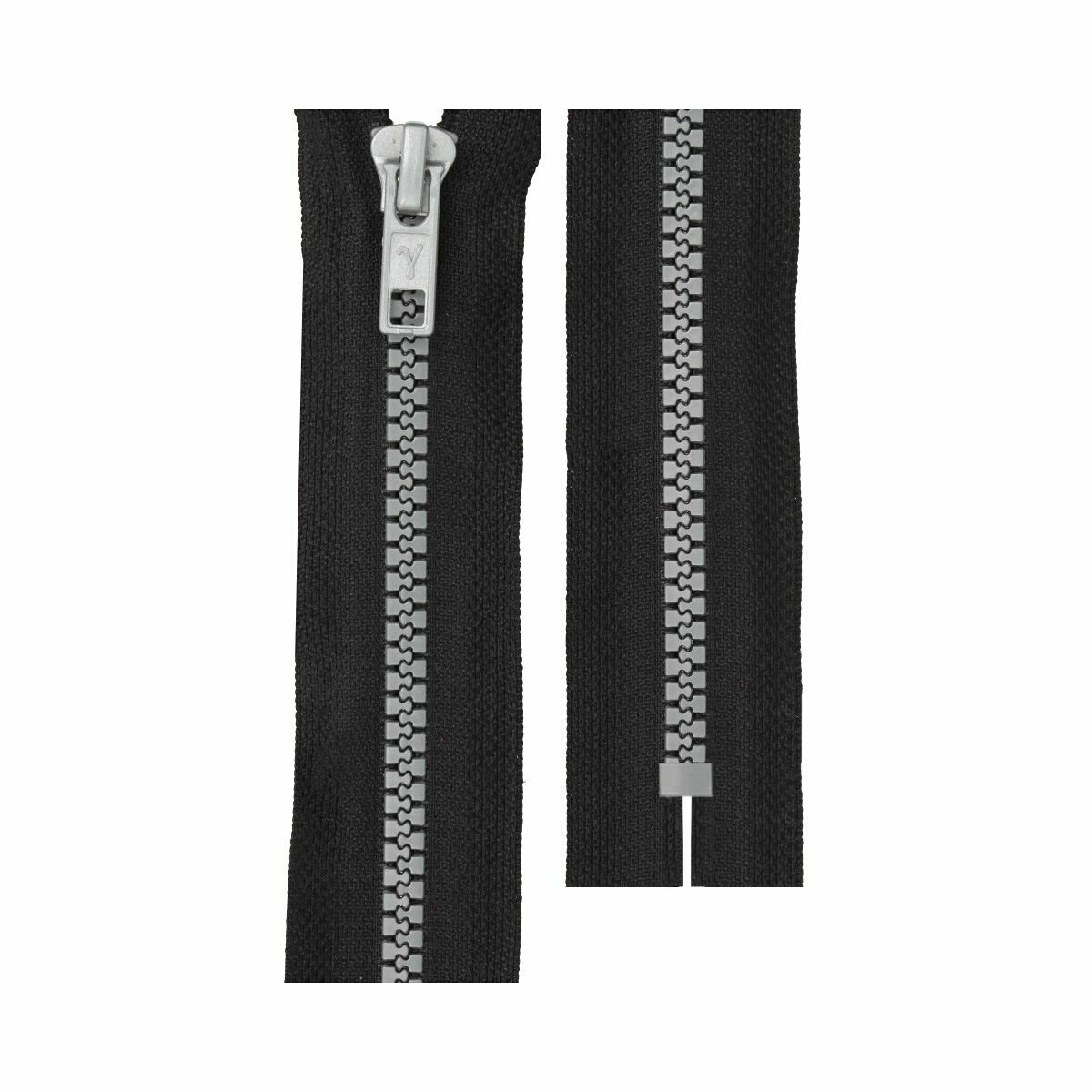 Молния трактор "GAMMA" тип 5 G3051 16 см 10 шт неразъёмная однозамковая №000 под алюминий