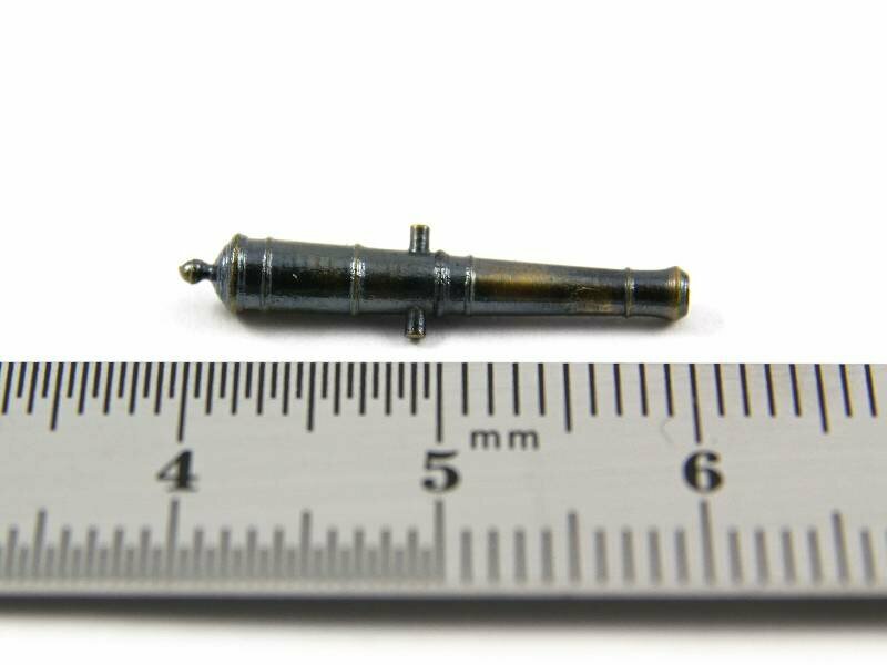 Пушка. Полностью обработанная, 21 мм, без декора, 2 шт