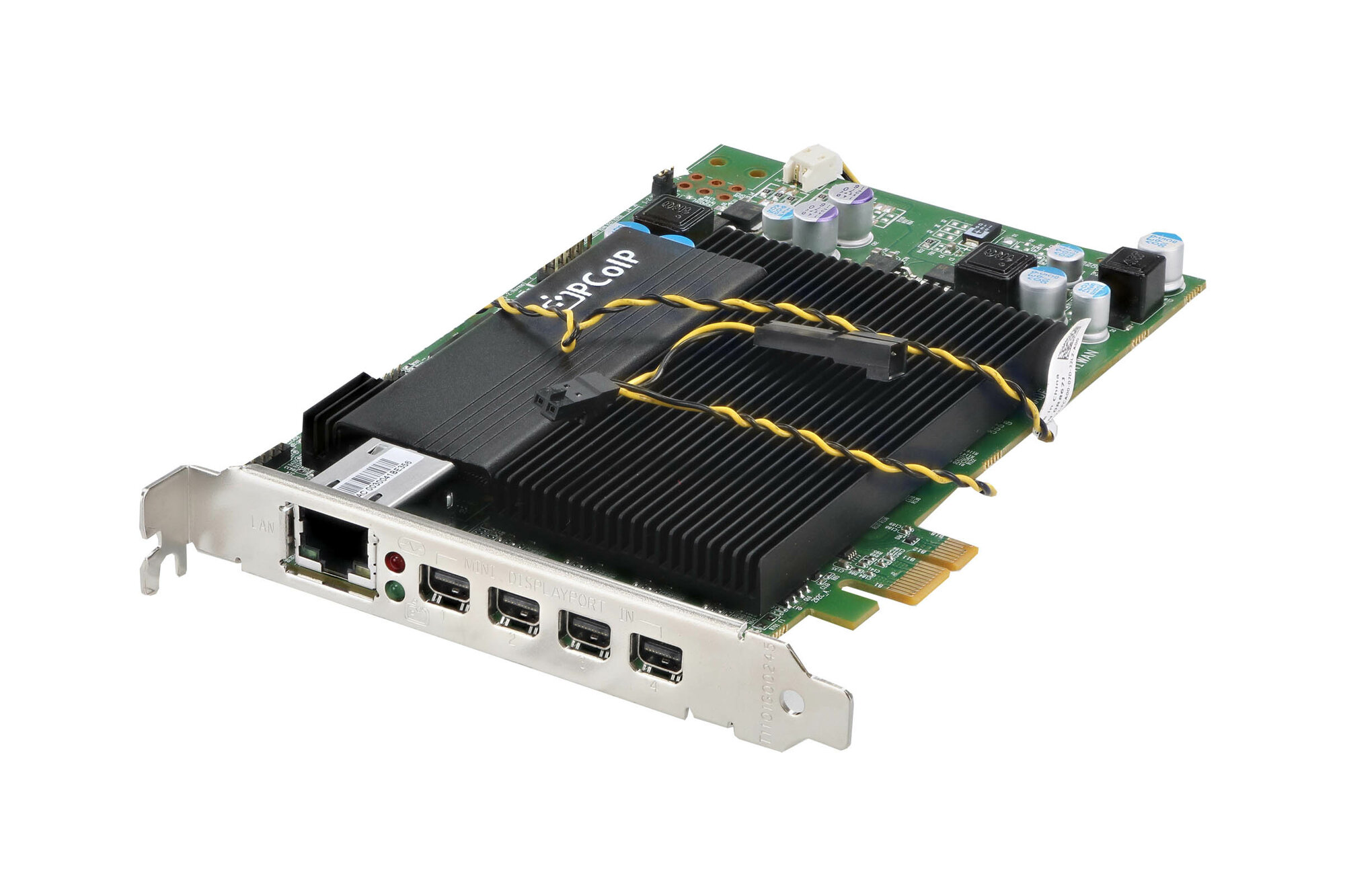 Контроллер TERADICI TERA 2240 (292C) PCoIP Quadl-DP Ports PCIe x1 3.0 4Gbit mini-DisplayPort x 4+RJ45