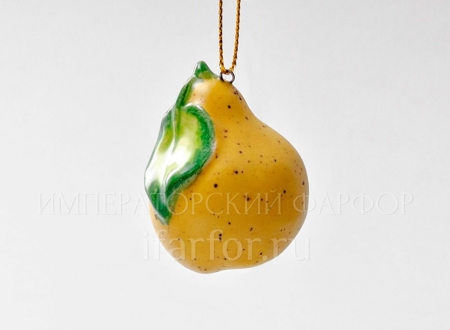 Елочная игрушка Груша мини