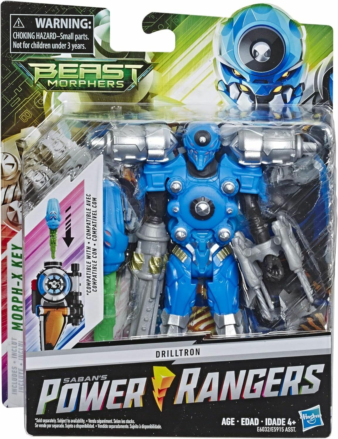 Фигурка DRILLTRON, Power Rangers, серия BEAST MORPHERS, 15 см, Hasbro