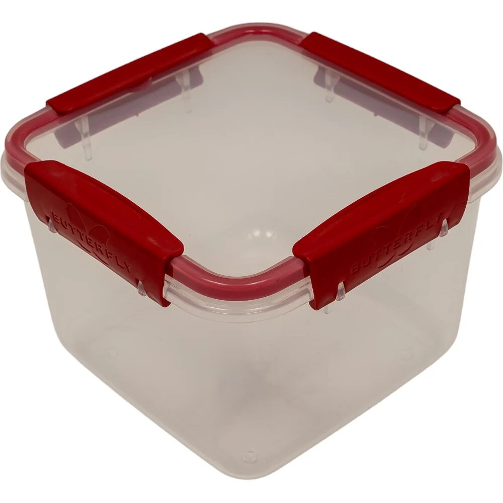 Герметичный контейнер Полимербыт BUTTERFLY BRIGHT 1.7 л, красный 437855900