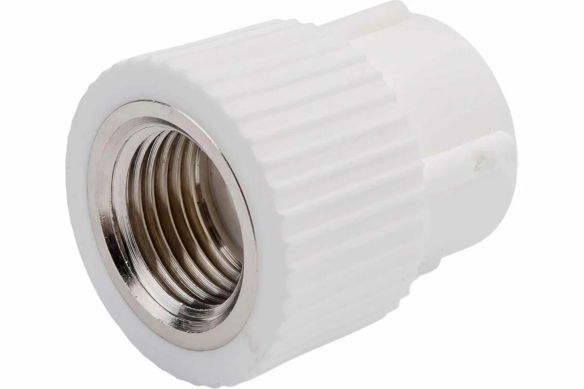 Комбинированная муфта TEBO R-TB внутренняя резьба, 20x1/2", белая