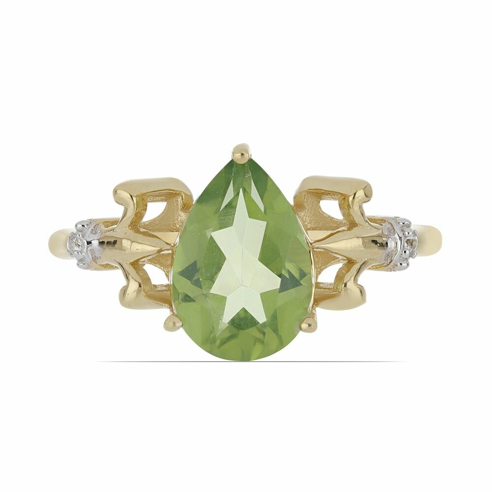 Кольцо, серебро, 925 проба, кварц, топаз