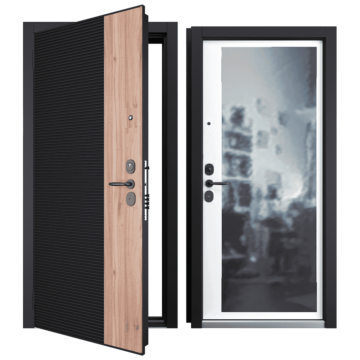 Входная дверь в квартиру - Премиум № 5. Сталь - 3 мм. Полотно - 110 мм. Повышенная шумоизоляция. Левая. 2080*980