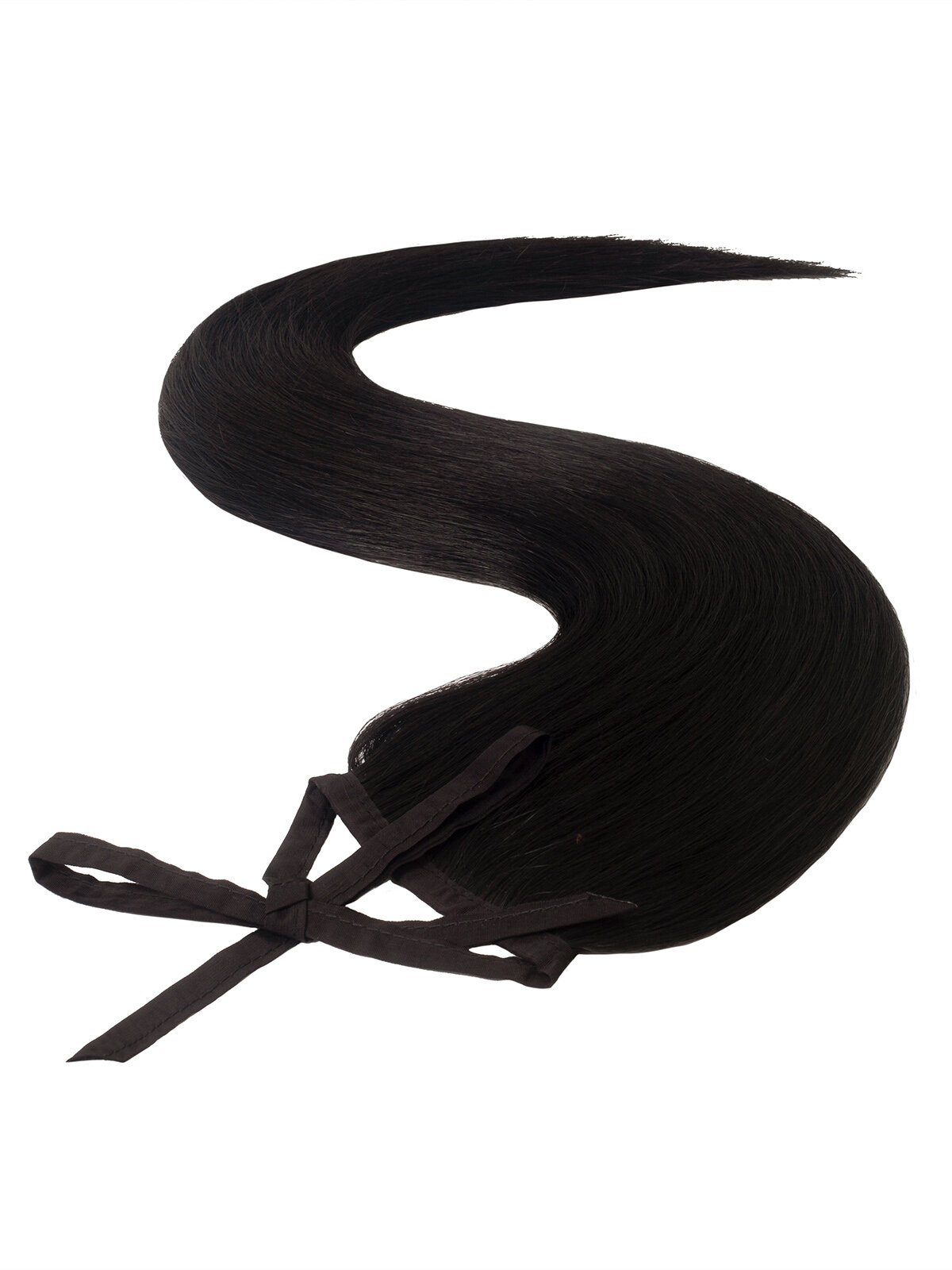 Hairshop Хвост на ленте HairUp! цвет 1В 65 см (95 гр) (Натуральный черный)