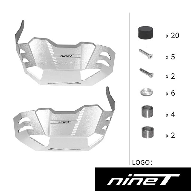 Защита головки цилиндра NineT, Silver, RnineT
