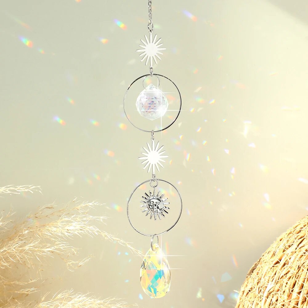 Ловец солнца для сада серебряный silver color MS167