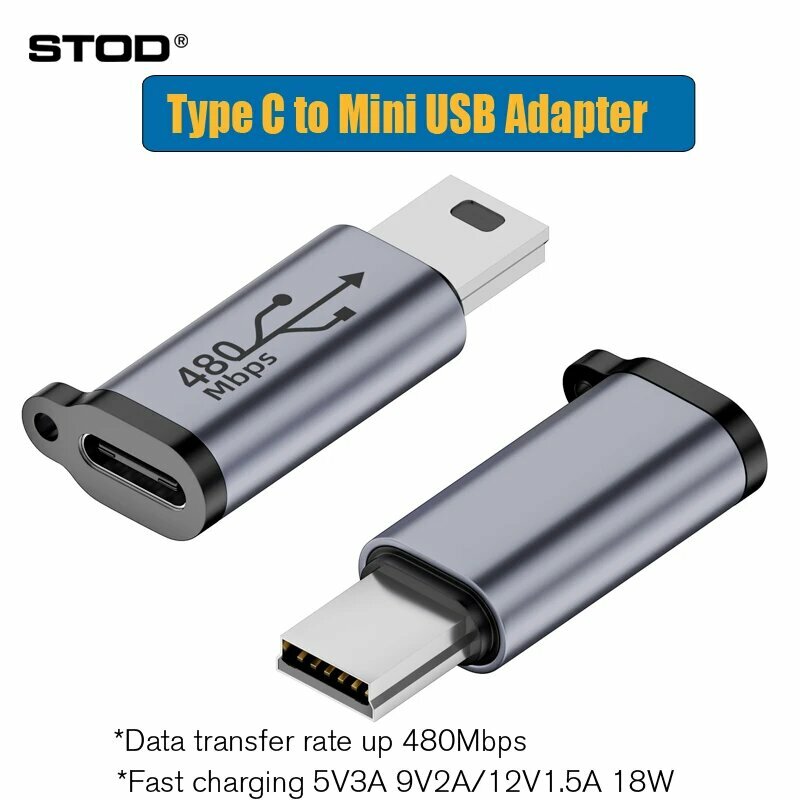 90-градусный адаптер типа C к Micro USB Конвертер Mini USB 3.0 Microusb Micro B Быстрая зарядка 3A Кабель USBC Удлинитель кольца зарядного устройства Type C to Mini A