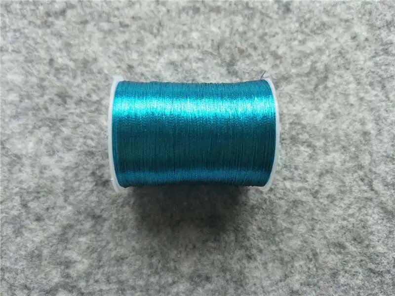 Металлические нити для вышивания, 15 цветов, 60 ярдов