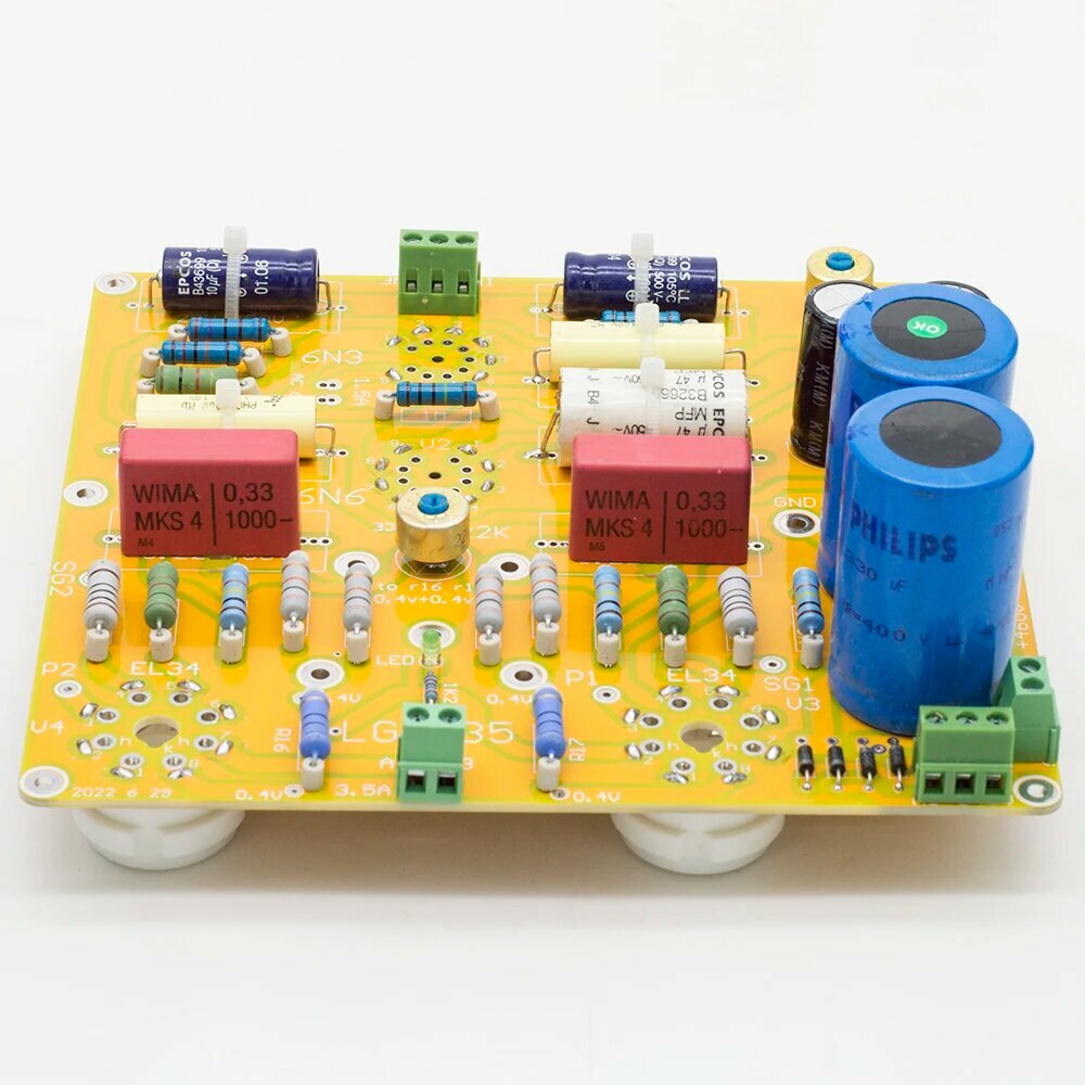 Lyele моно усилитель мощности EL34 6n6 40 Вт Install in reverse