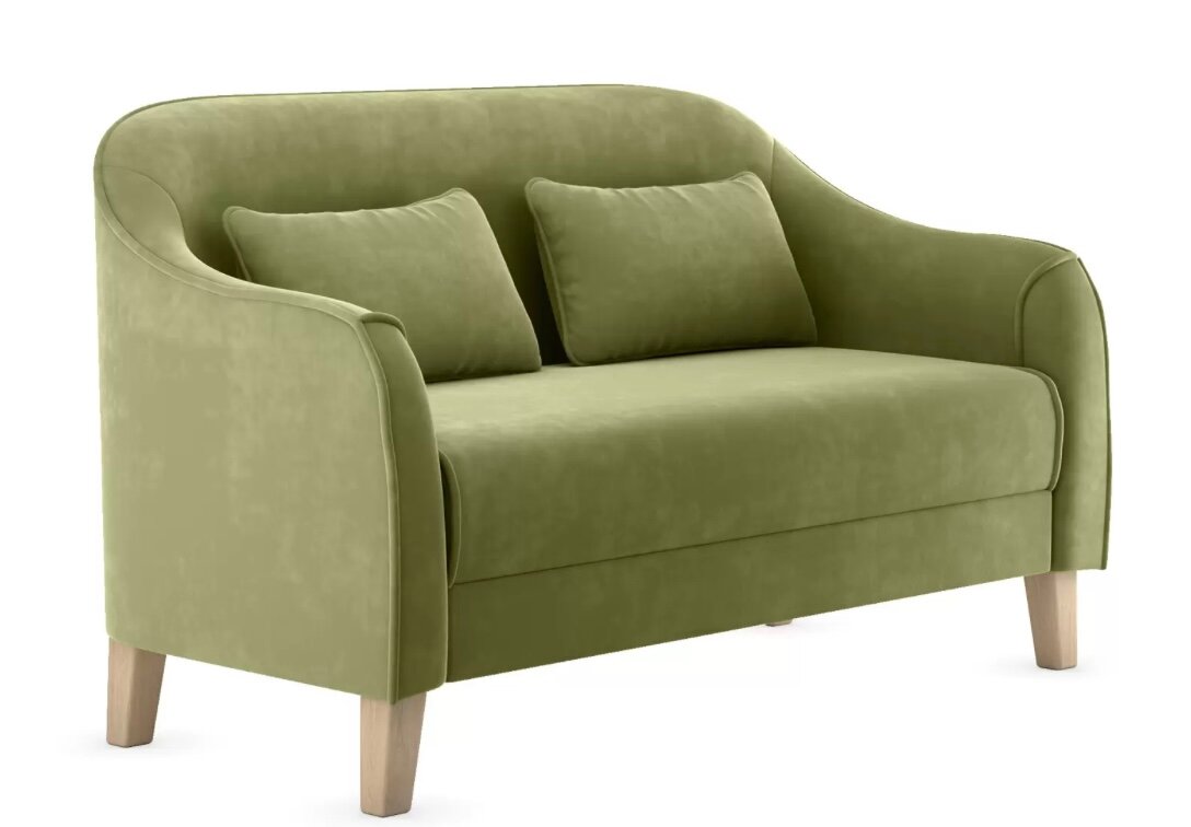 Диван Комфорт 4, микровелюр, антивандальный, с подлокотниками