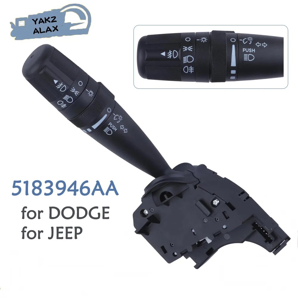 5183946 Фара AA, противотуманная фара, переключатель указателя поворота для Dodge Avenger Nitro Jeep Commander Compass Grand Cherokee Patriot Wrangler
