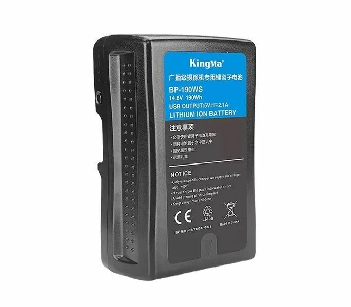 Аккумулятор Kingma BP-190W, V-Mount, 13200 мАч