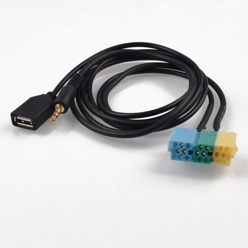 Автомобильный видео аудио Mp3 AUX USB + 3,5 мм кабель адаптер вилка для Kia Sportage для Hyundai для kia Sportage