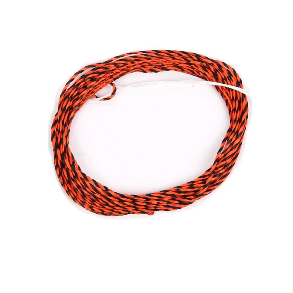 Maximumcatch плетенная леска для тенкары 17lb 11ft/12ft/13ft Оранжевый, 13FT, Orange black 2