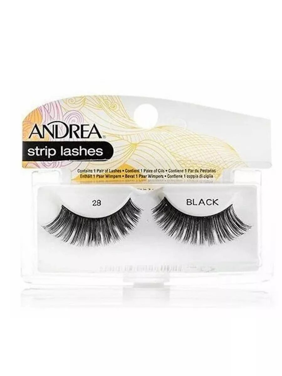 Накладные черные ресницы Andrea Strip Lashes Mod, стерилизованные