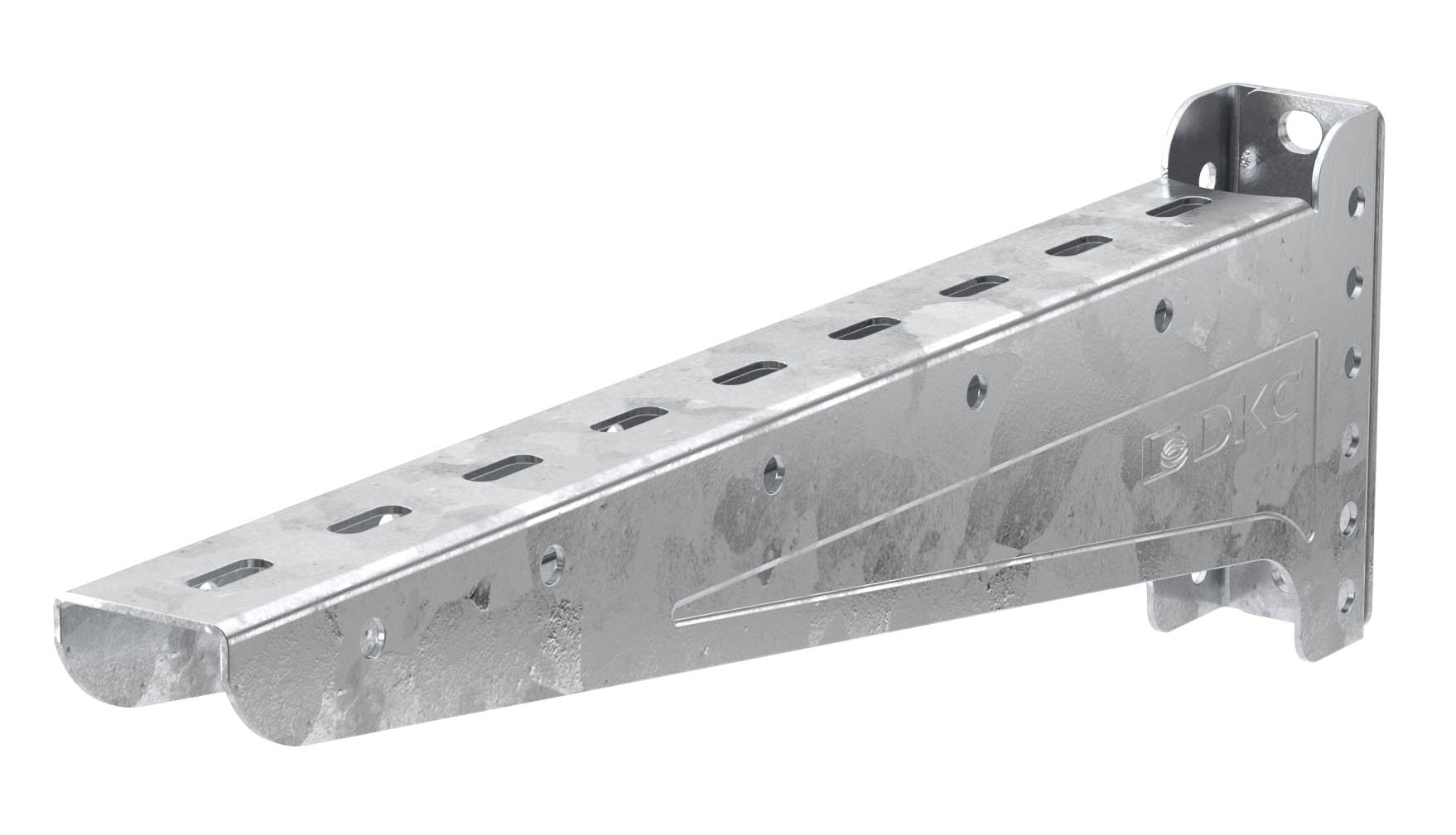 Консоль для кабельных лотков DKC / ДКС BBN5015 универсальная, оцинкованная стальная, длина основания 150мм / крепеж