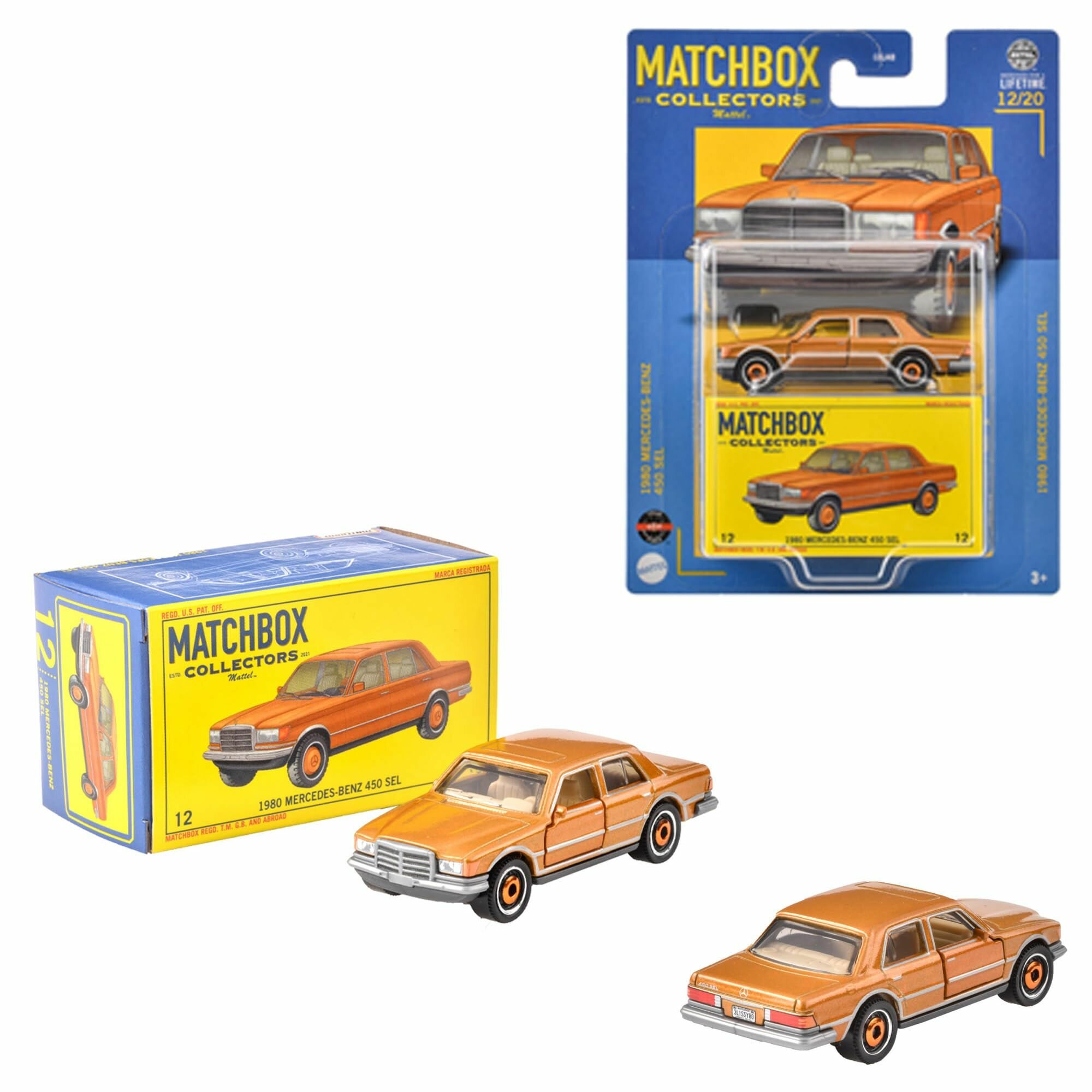 Машинка Mattel Matchbox Premium Collector GBJ48:1980 Mercedes-Benz 450SEL
