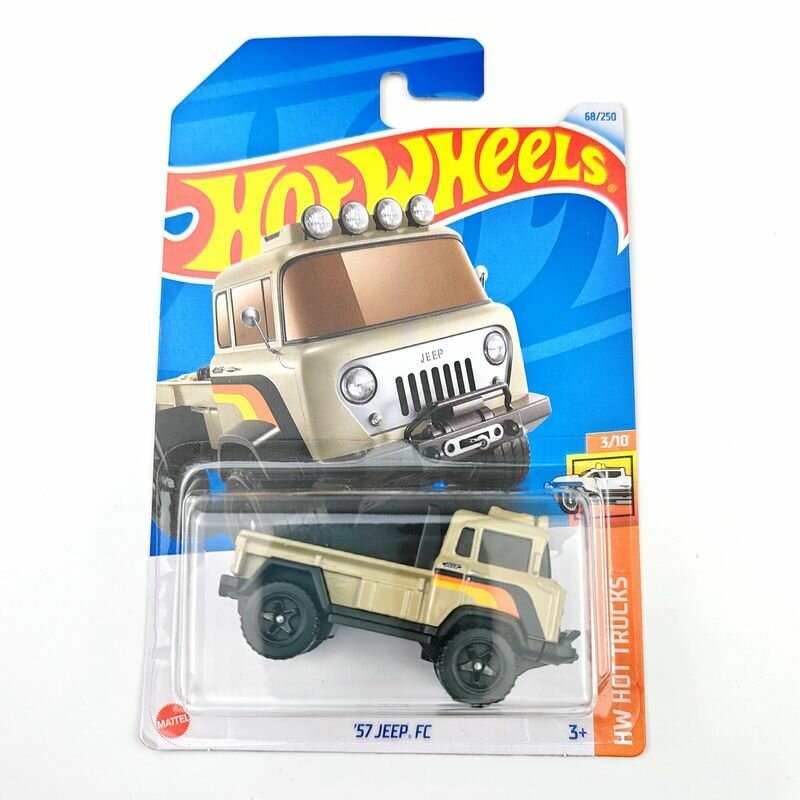 Машинка коллекционная Mattel Hot Wheels 2024 C4982 57 JEEP FC