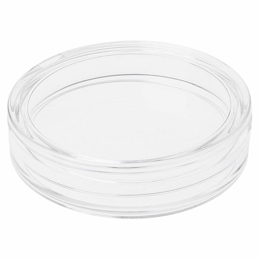 (1 шт.) Внутренний диаметр 38,6 мм, круглая акриловая монетница - внутренняя высота акрила 5,4 мм