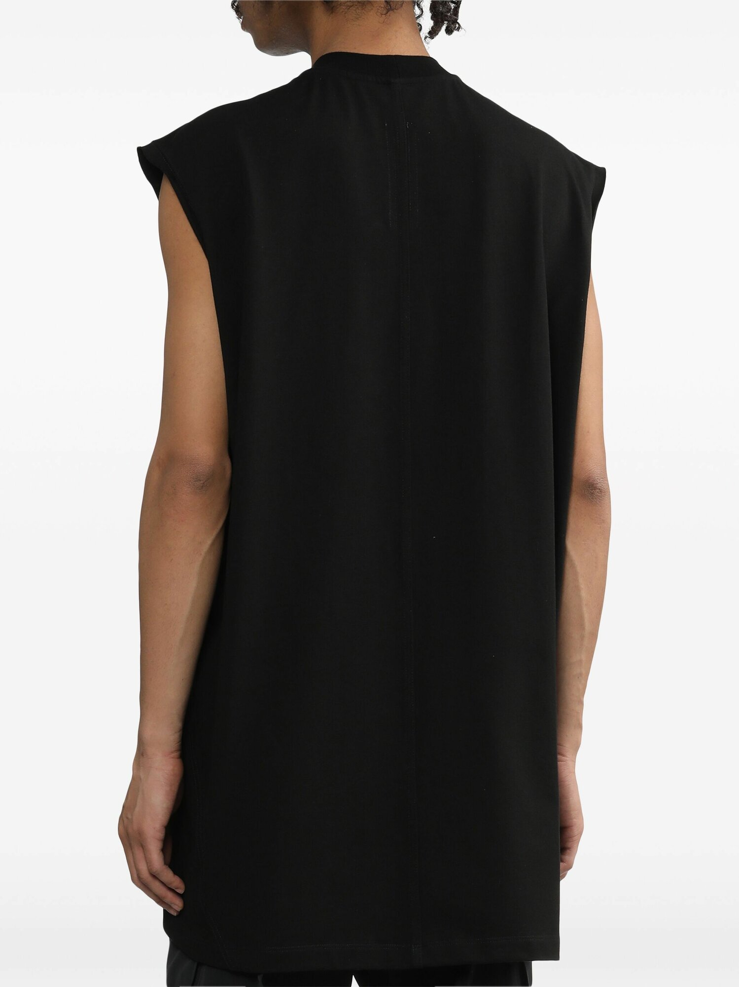 Топ Rick Owens Spintered Tarp, размер 52, black/black — фото 1