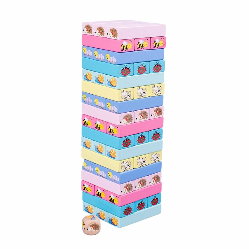 Деревянные штабелированные музыкальные строительные блоки с высоким цифровым уровнем цветопередачи-Штабелированная печать с высоким качеством