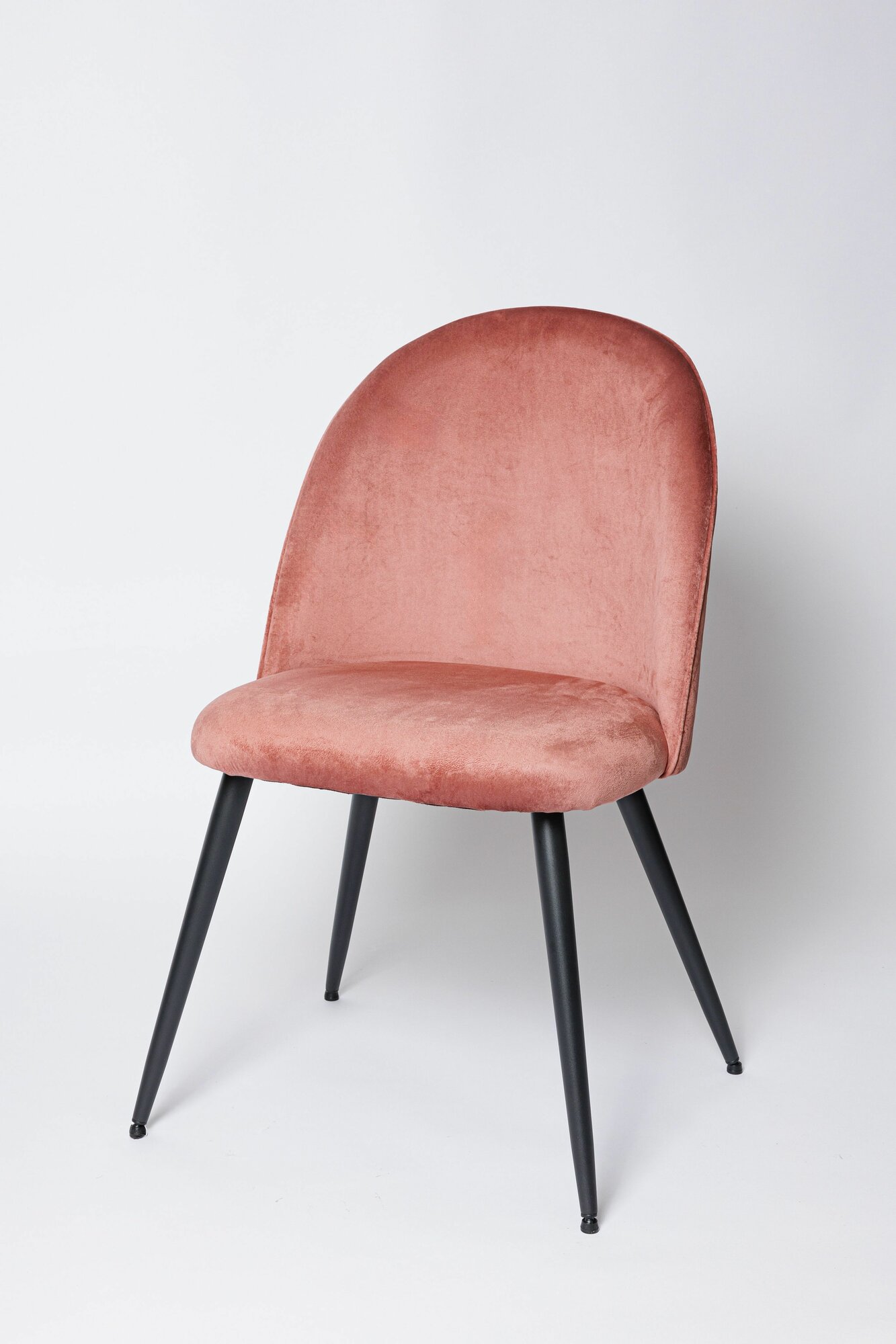 Стул La Room C-820, велюр, розовый, для кухни и гостиной, без подлокотников