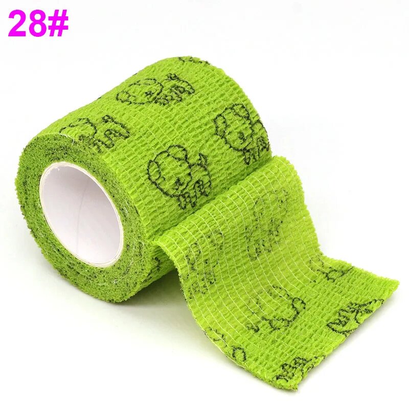 Спортивный бинт самоклеющийся зеленый Puppy Green