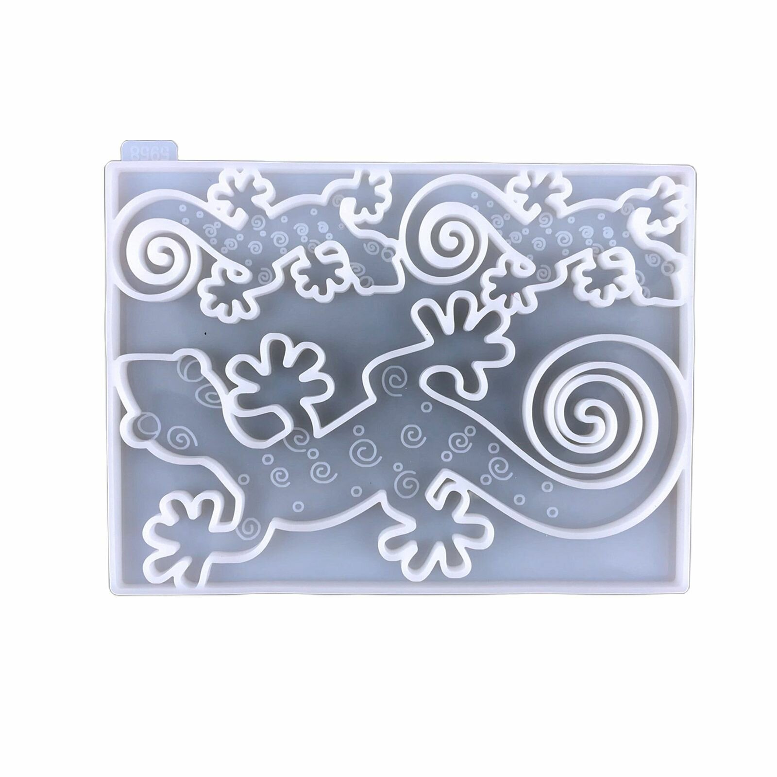 Подвесная эпоксидная форма для украшения стен Gecko 5958-прозрачная