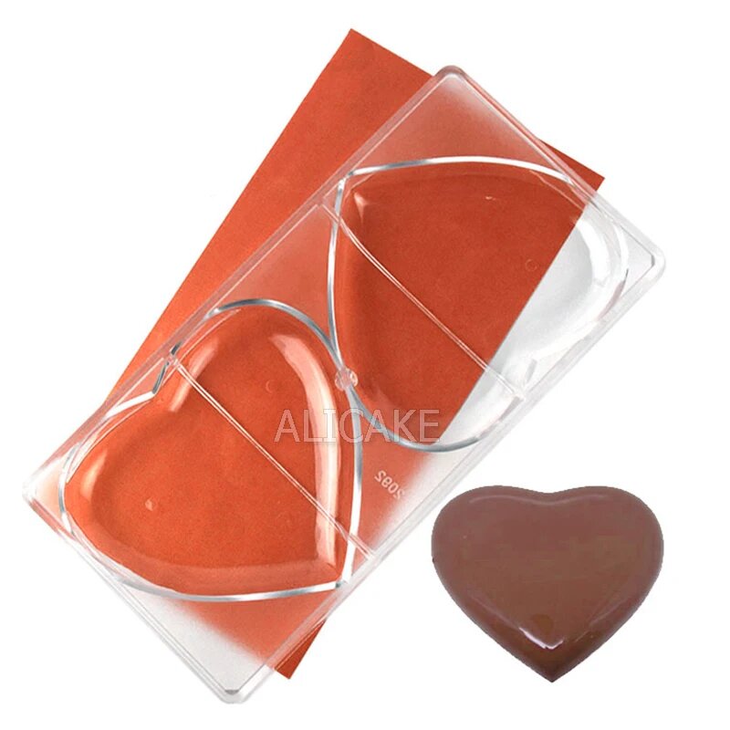 Поликарбонатные формы для шоколада ALICAKE сердце