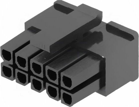 Вилка AMPHENOL MF30-HFD1-10 Вилка провод-плата "мама" MF30 3мм PIN: 10 без контактов 1шт